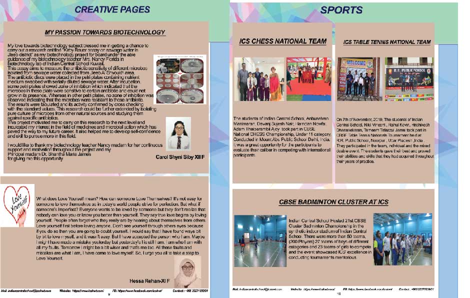 Indian CBSE School in Abbasiya, Kuwait - Indian Central School